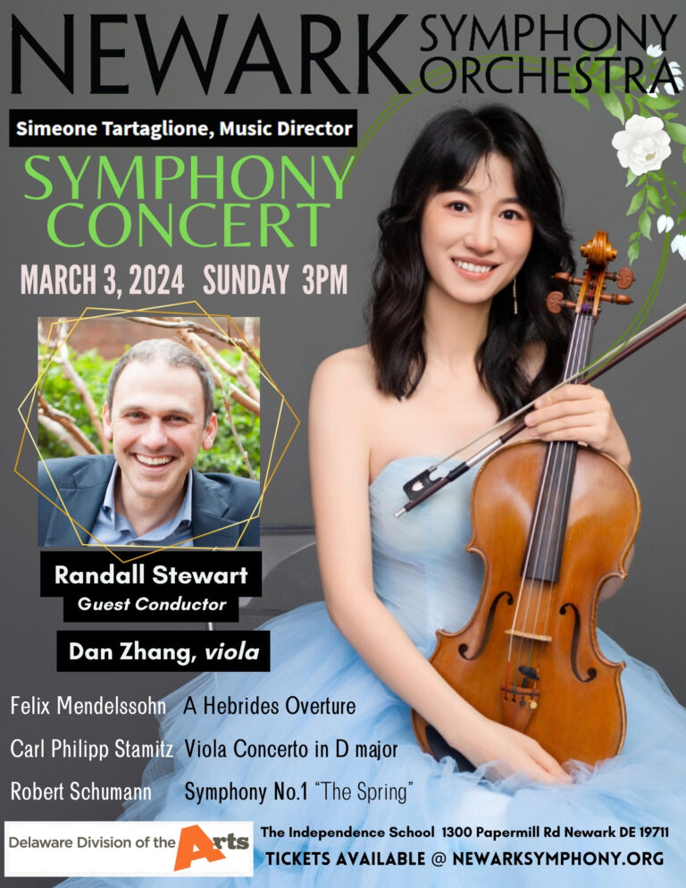 March 3, 2024 Symphony Concert - Newark Symphony Orchestra